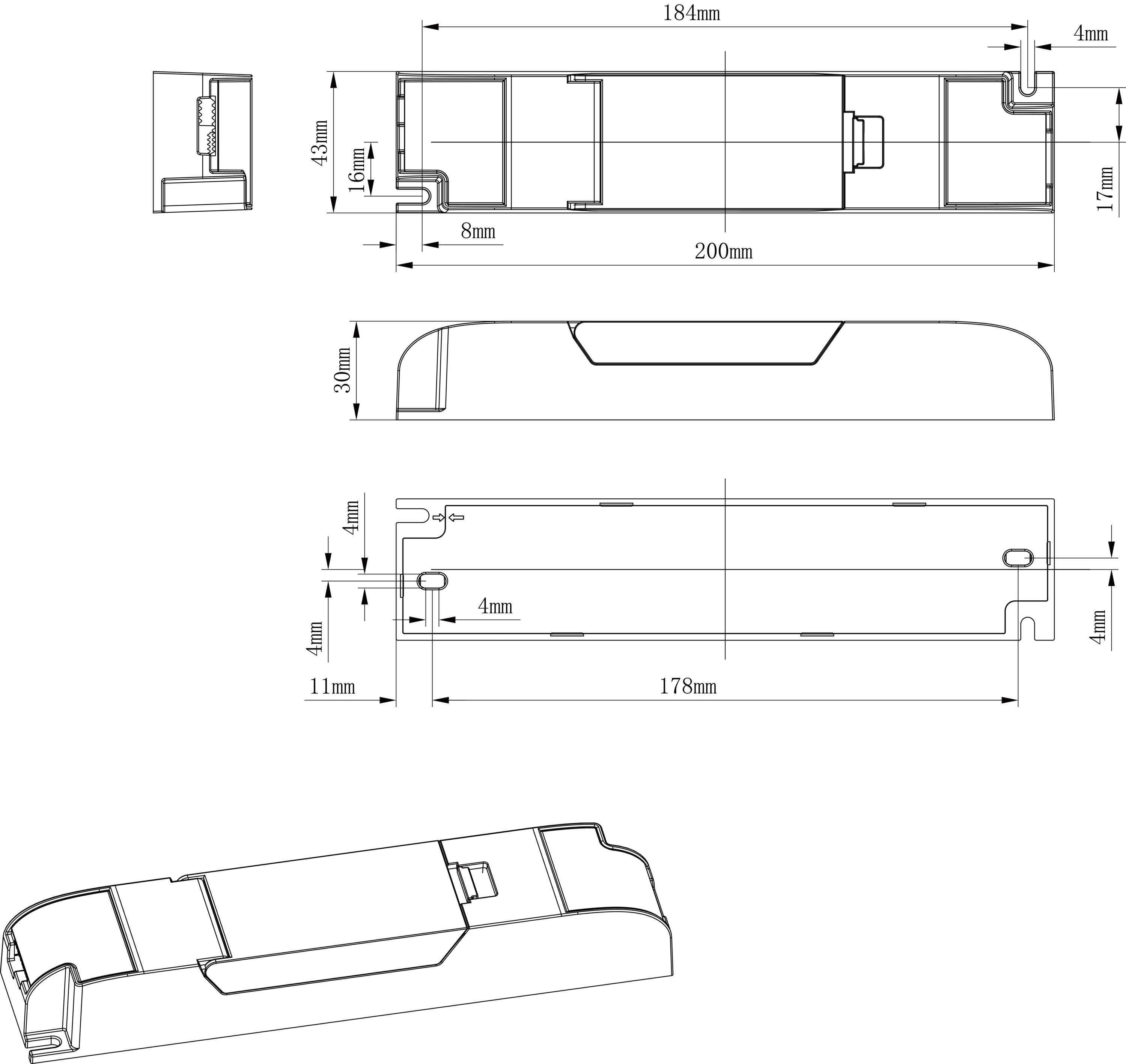 EMERGENCY KIT COMPACT 55V 2.3W LI MT AT 3H WT - Voltimum UK