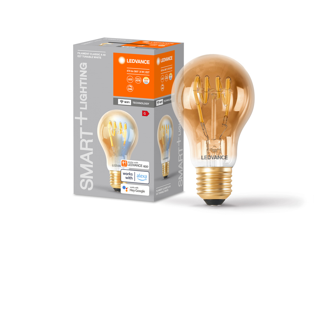 LEDVANCE SMART WIFI LED-Lampe Gold-Tönung 6W 470lm klassische Glühlampenfor online kaufen | eBay